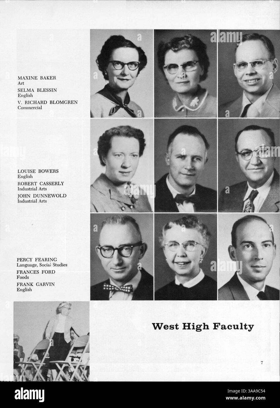 The 1957 West High School Yearbook, 'Hesperian,' reflects the school's ...