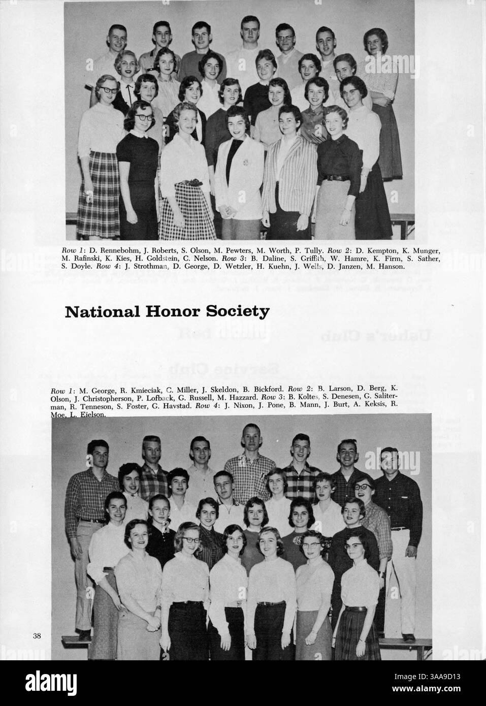 The 'Hesperian' Yearbook from 1957 highlights the student and faculty ...