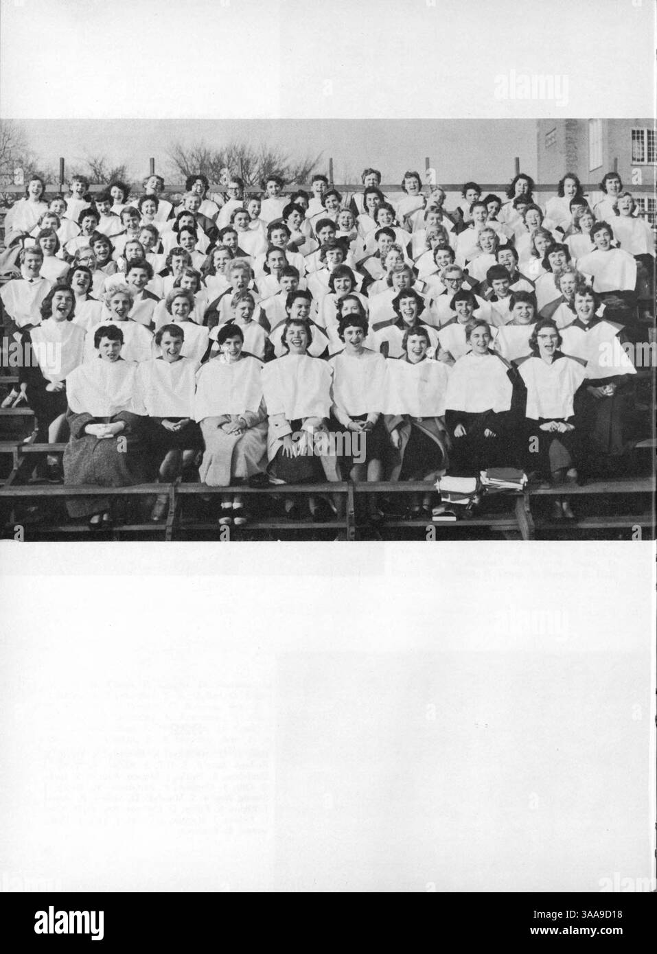 This 'Hesperian' Yearbook from 1957 covers West High School’s activities, showcasing academic ...