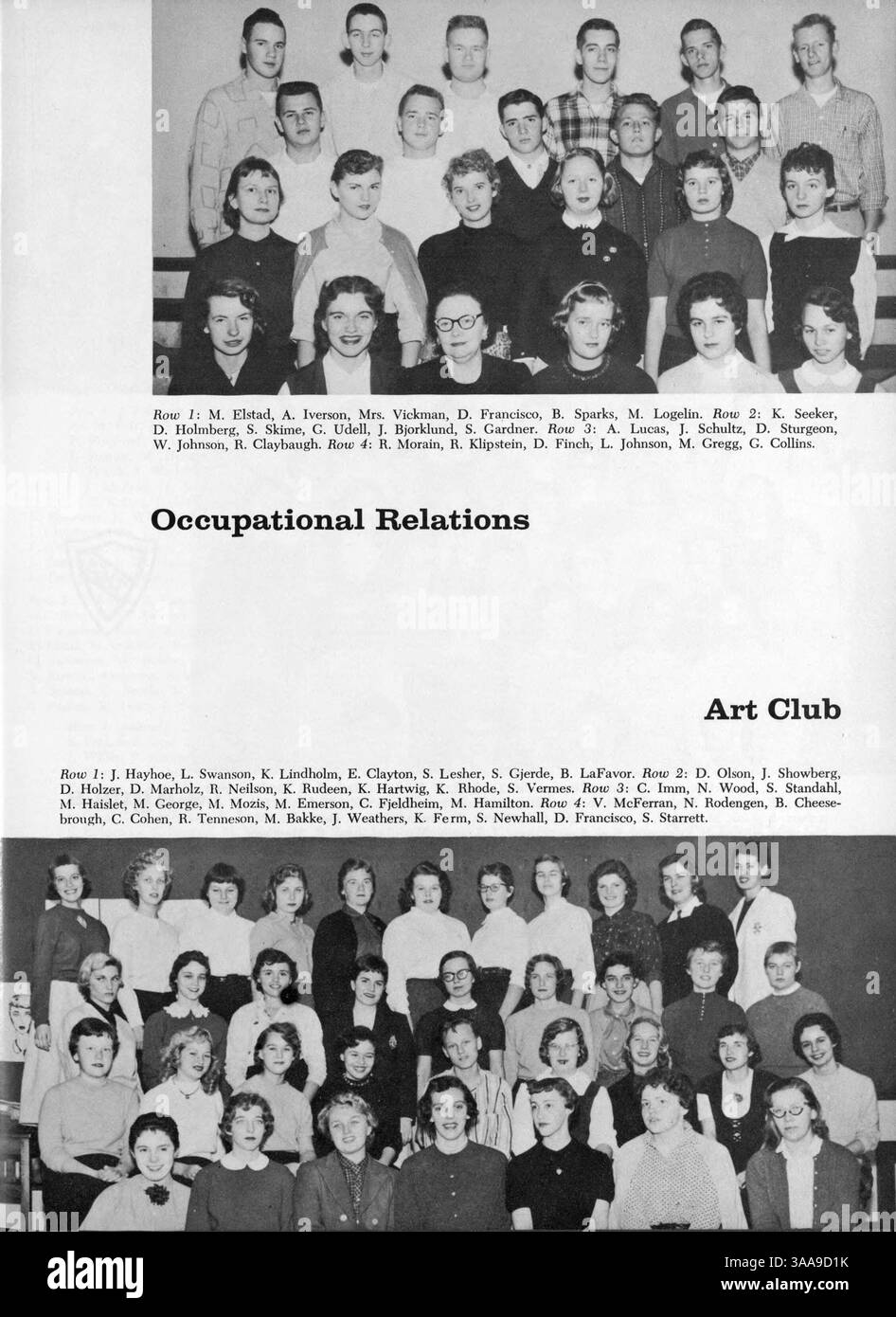 The 1957 'Hesperian' Yearbook from West High School offers a ...