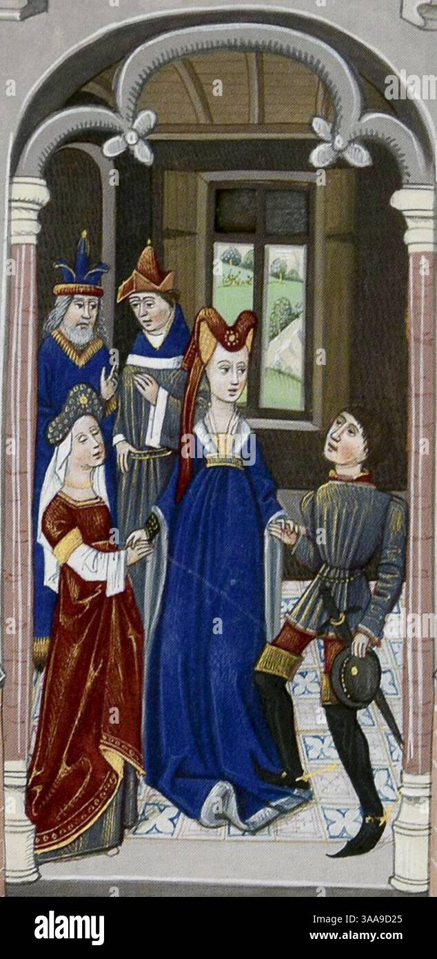 Huwelijk Ada van Holland met Lodewijk II met stervende Dirk VII van ...