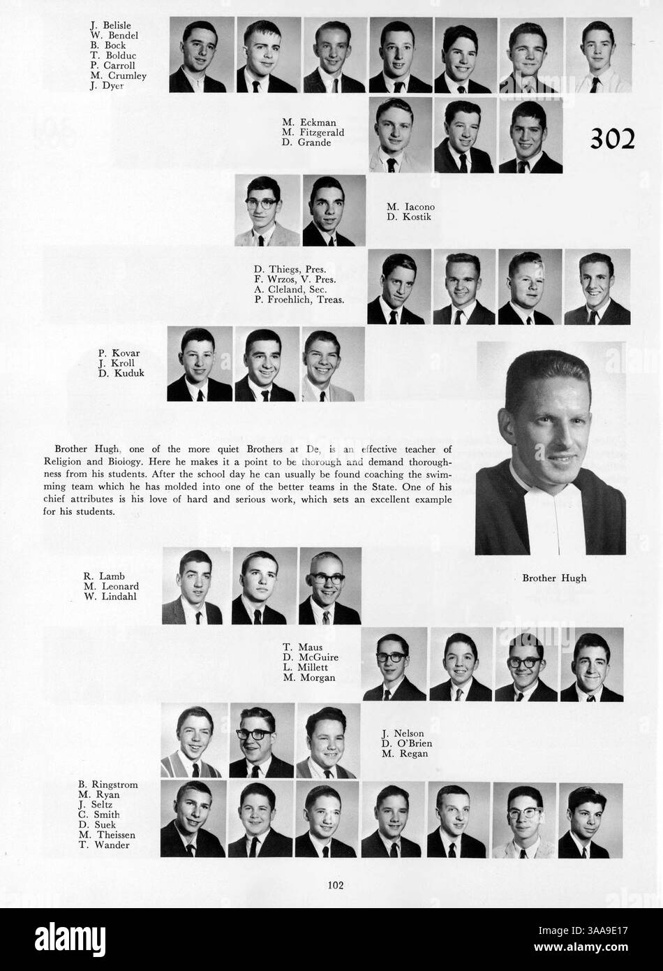 The 1963 Delta Yearbook from De La Salle High School documents the ...