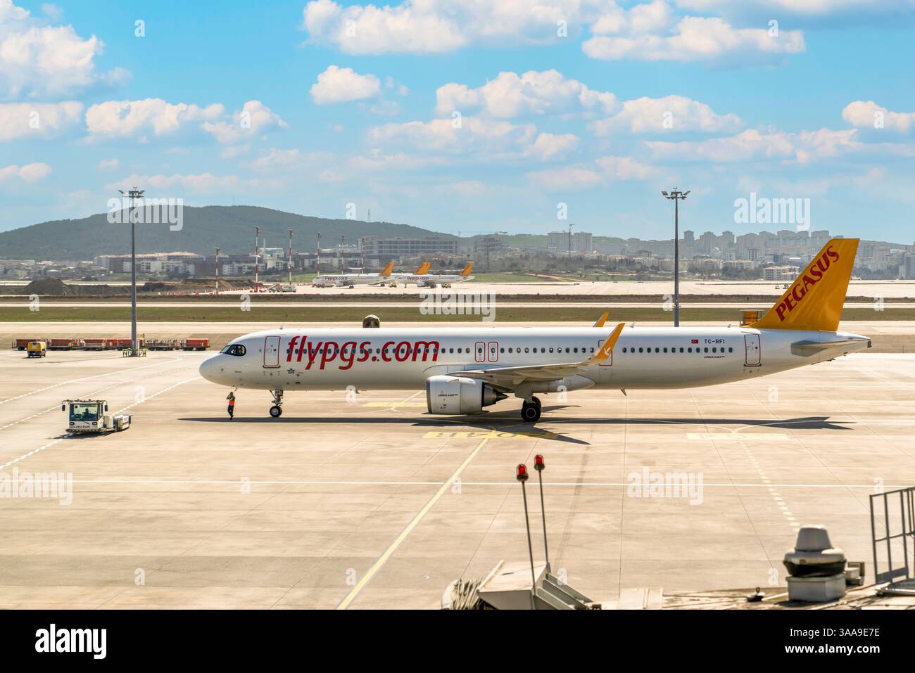 Sabiha Gokcen Airport, Istanbul, Turkey - March 14, 2025: Exterior of ...