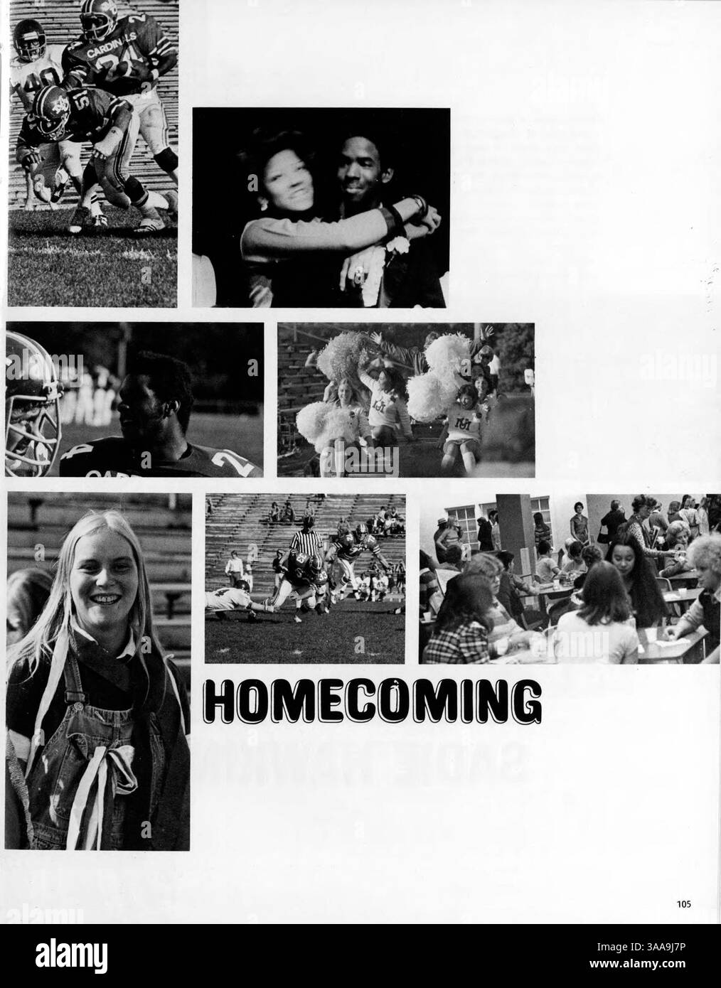 This yearbook from marshall university covers the 1976 1977 academic year hi-res stock ...