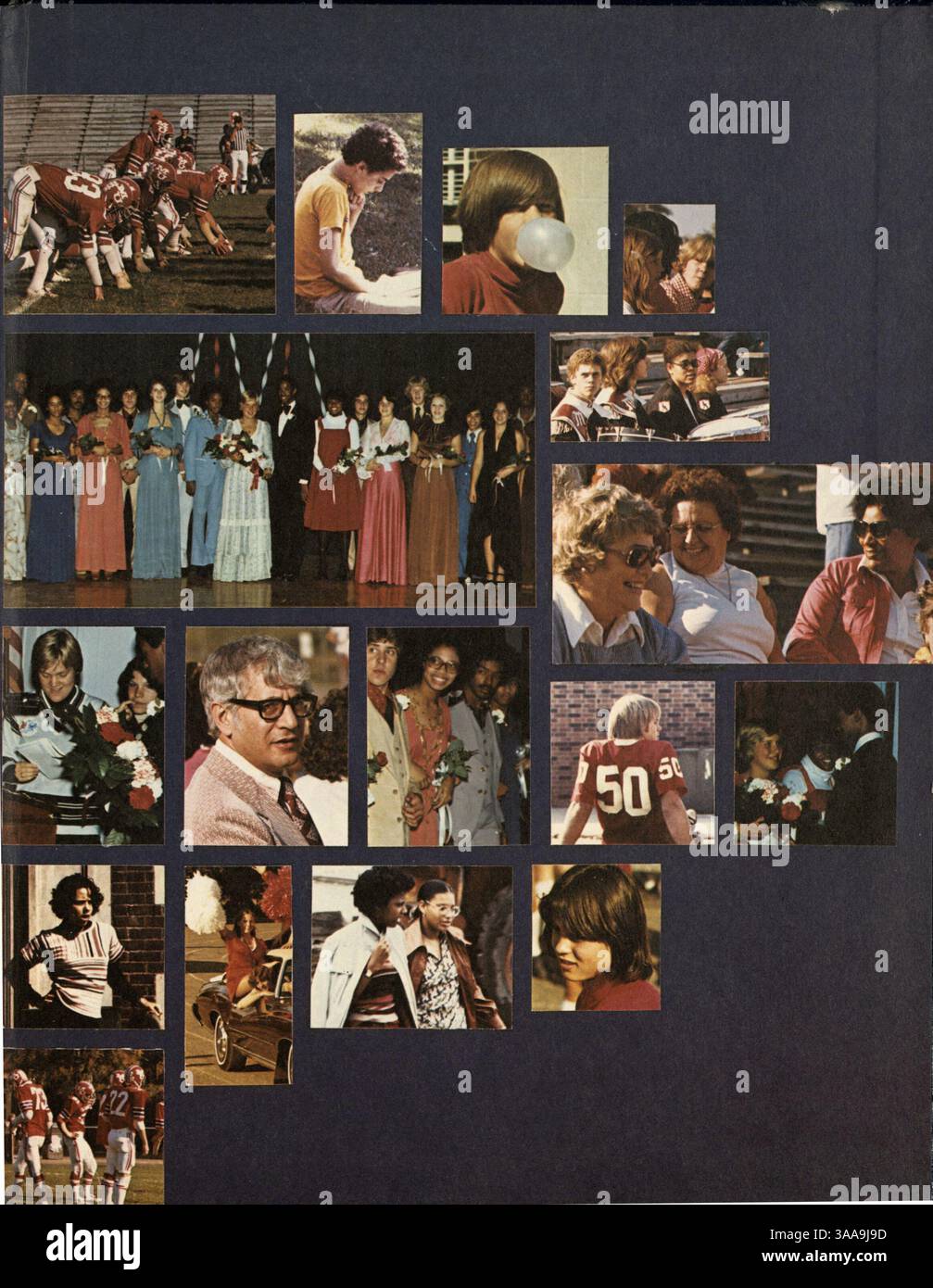 This yearbook from marshall university provides a detailed recor hi-res stock photography and ...