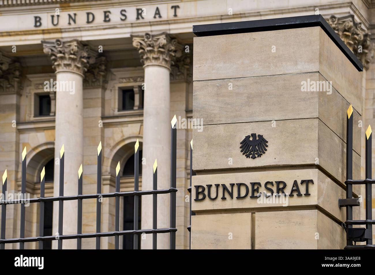Berlin, Germany - March 27, 2025: View of the historic Bundesrat ...