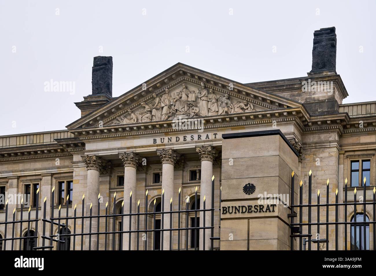 Berlin, Germany - March 27, 2025: View of the historic Bundesrat ...