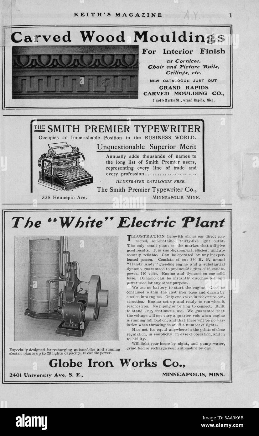 Keith's Magazine, published in 1902 by Walter J. Keith, showcases ...
