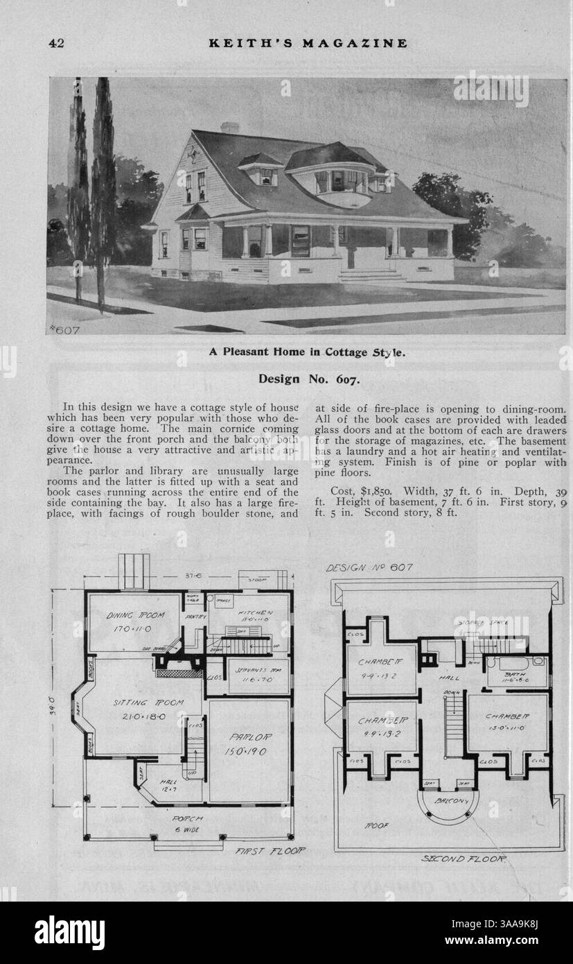 Keith's Magazine on Home Building, 1902, monthly publication by Walter ...