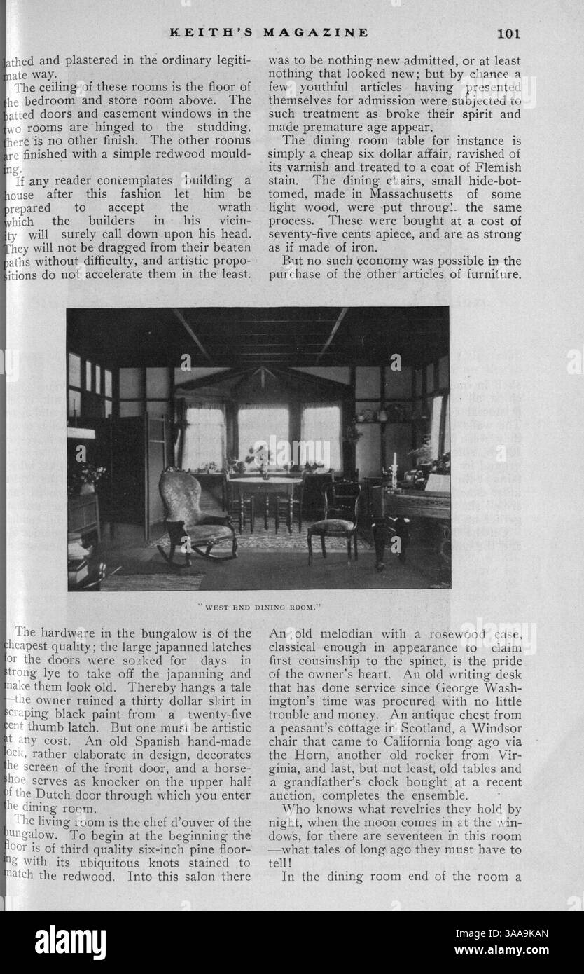 Keith's Magazine, a 1902 publication, features designs, floor plans ...