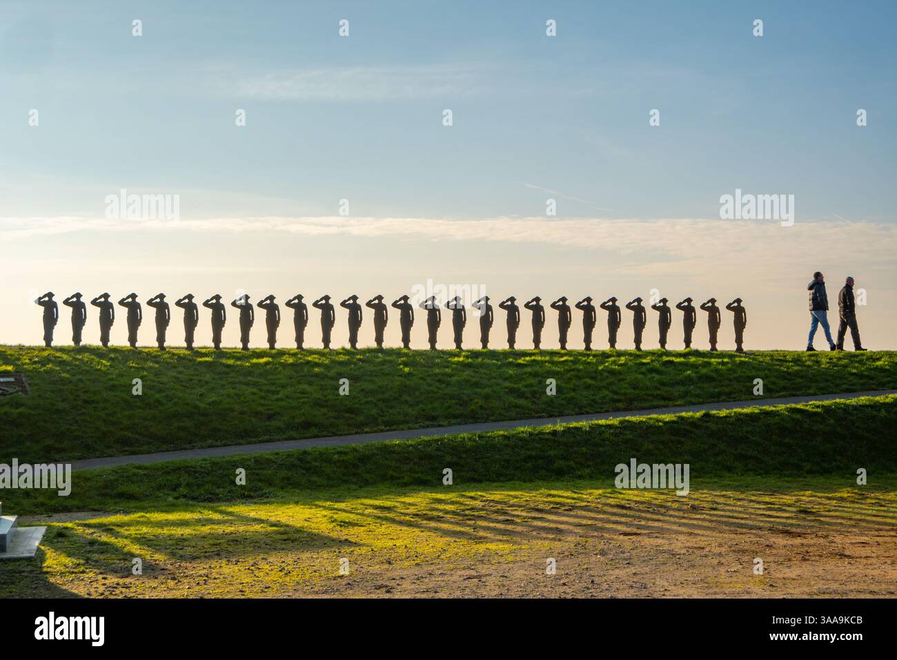 Memorial outside Purfleet Heritage & Military Centre, Magazine, 5 ...
