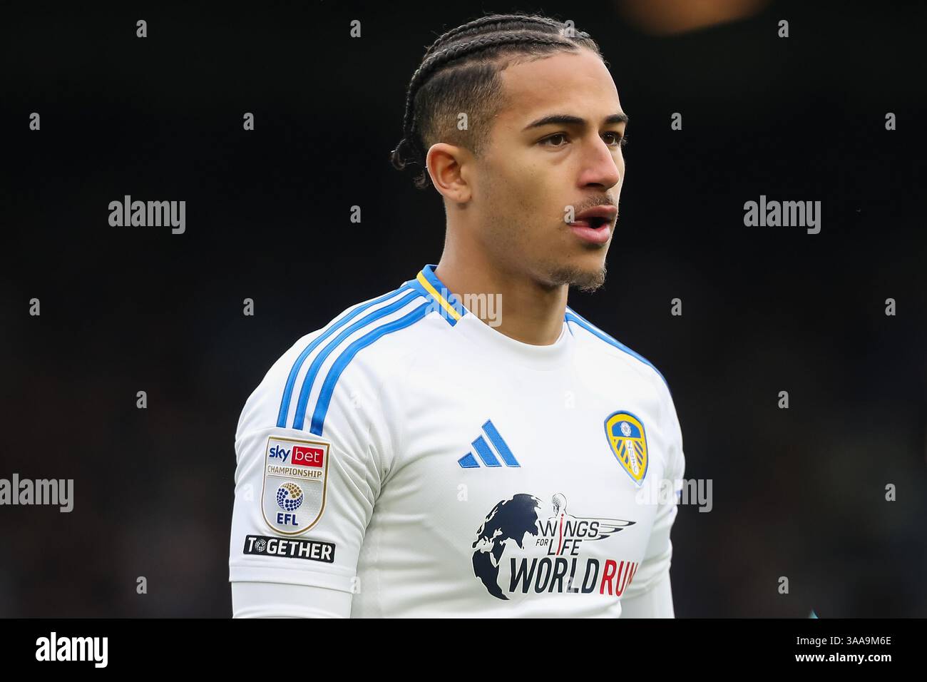 Mateo Joseph of Leeds United during the Leeds United FC v Swansea City ...