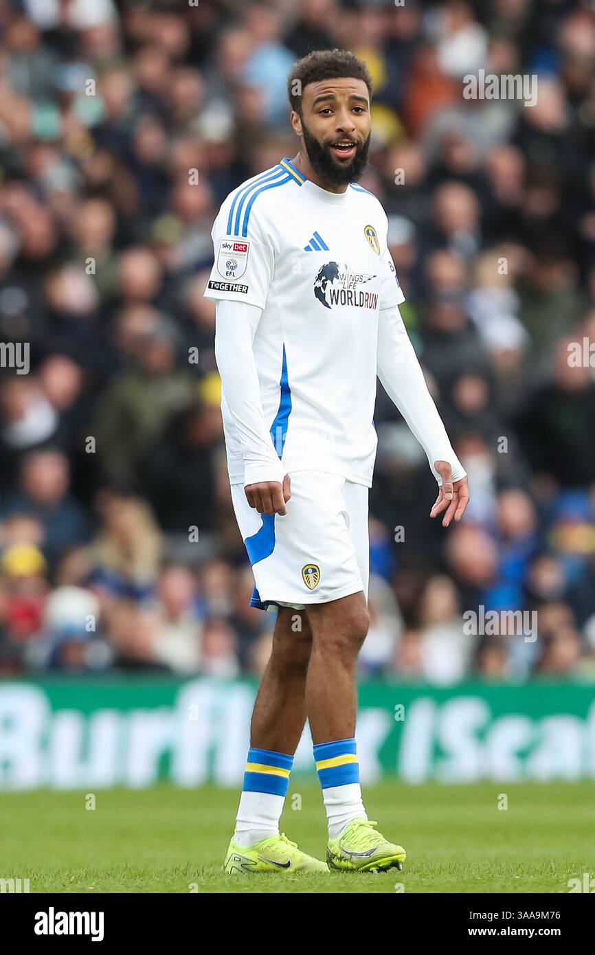 Jayden Bogle of Leeds United during the Leeds United FC v Swansea City ...