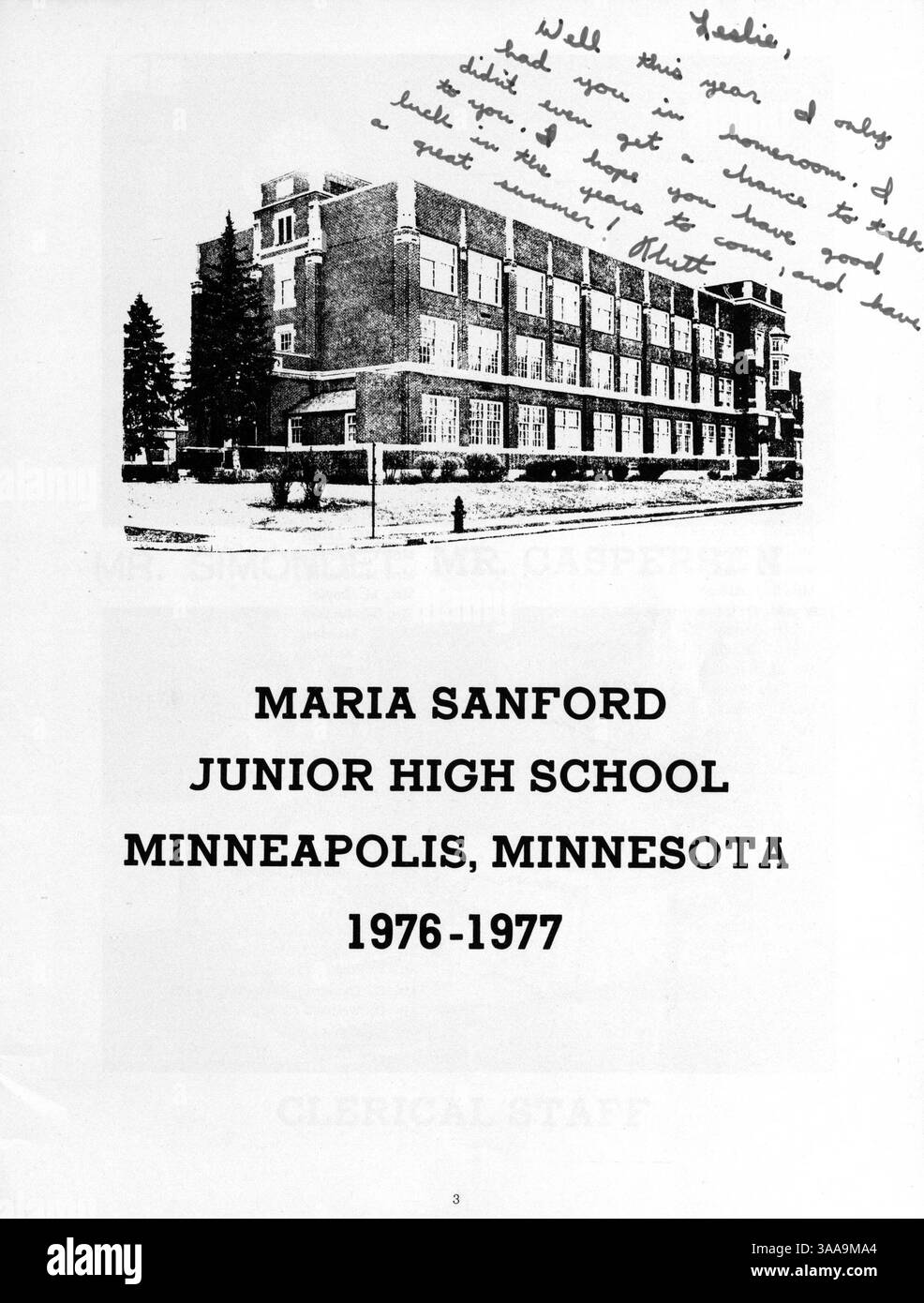 This 1977 yearbook from Sanford Jr. High serves as a historical ...