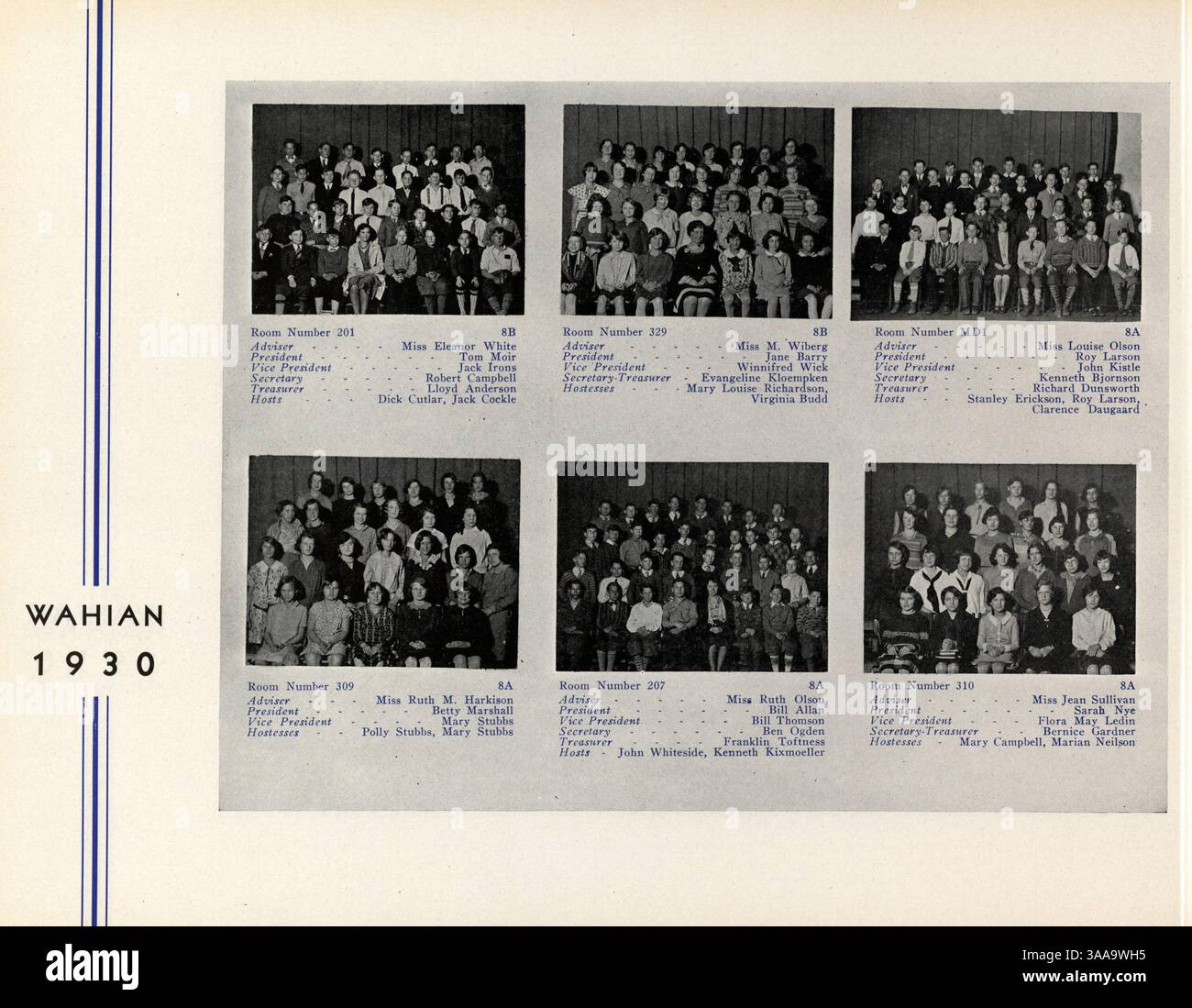 The 1930 Washburn Yearbook captures highlights from the school year ...