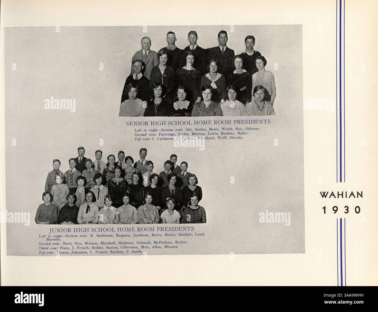 This yearbook from 1930 documents the key moments at Washburn High ...