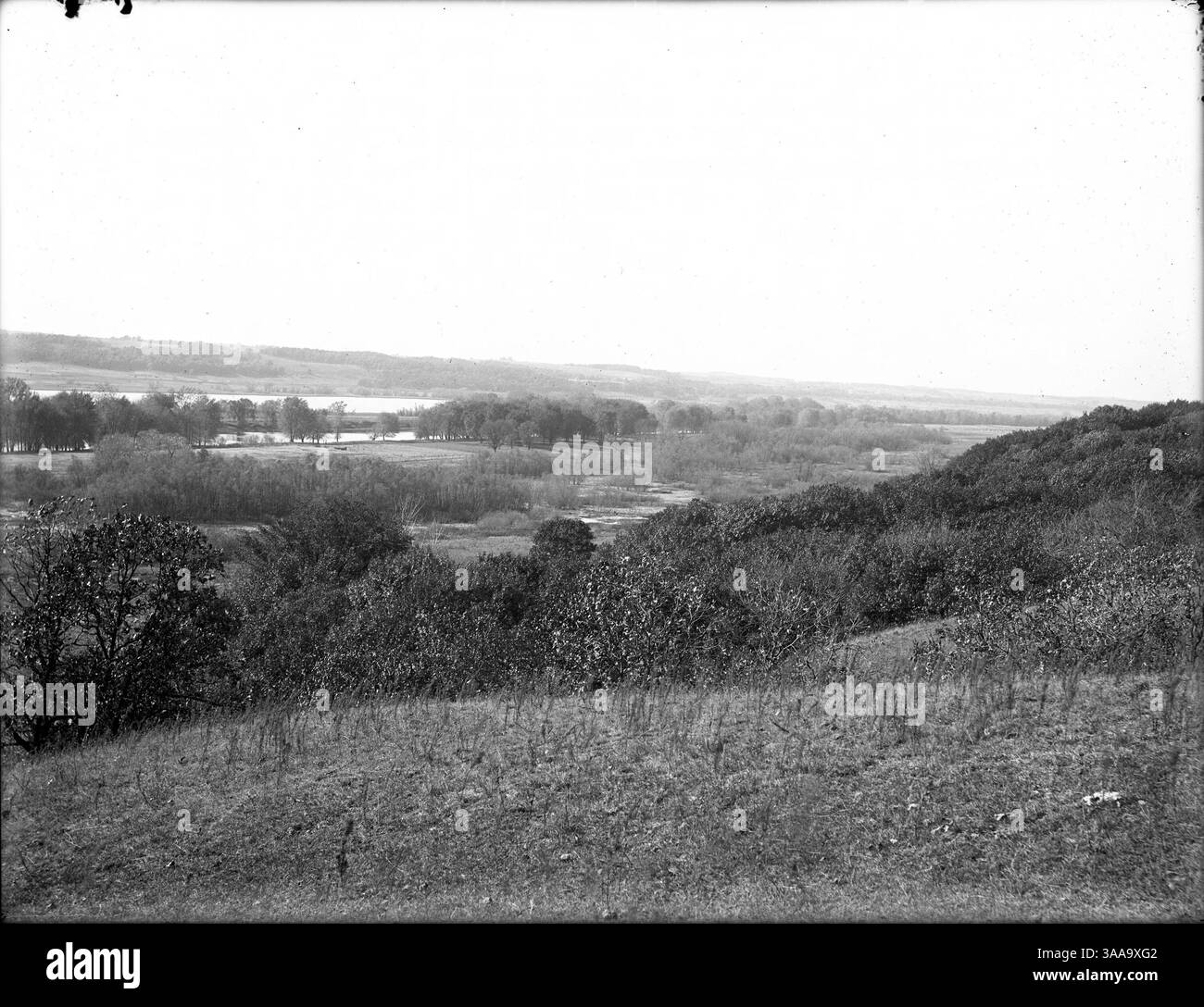 This image shows the Minnesota River Valley in Bloomington Township ...