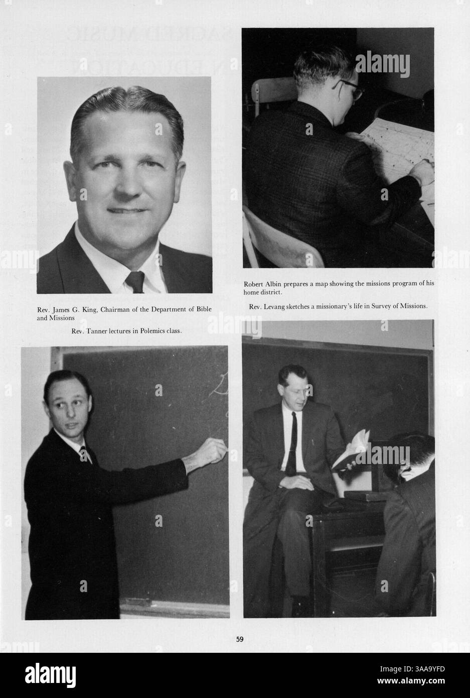 The North Central Bible College yearbook from 1967 reflects the 1966 ...