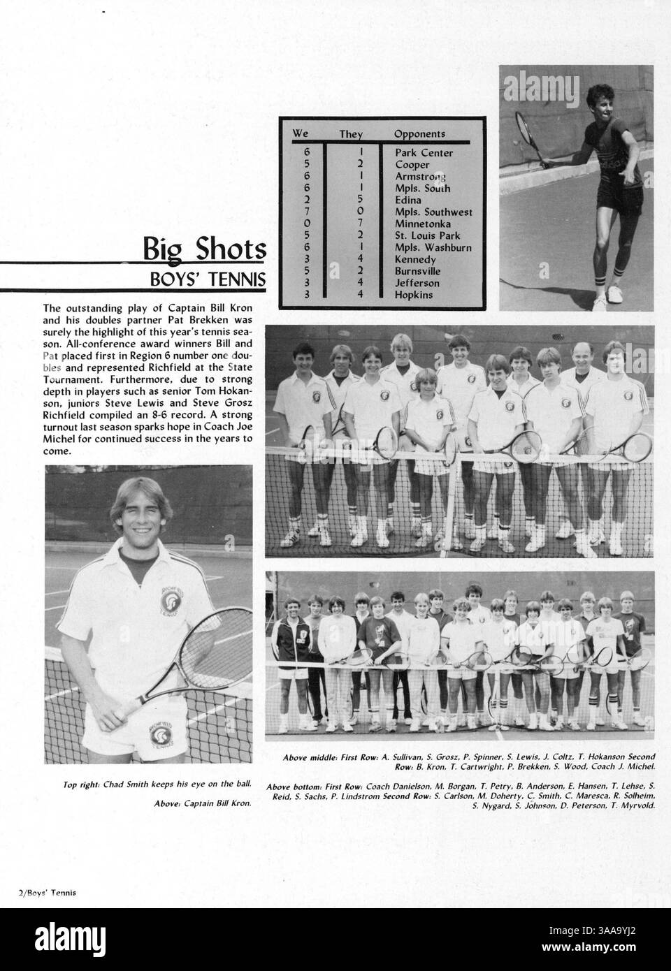 Aurean 1984 documents key moments in student life, athletics, clubs ...