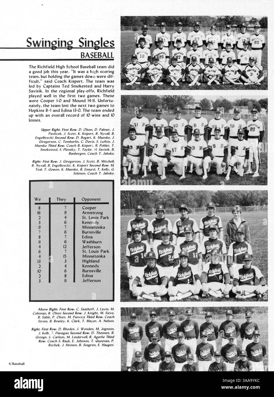 This high school yearbook from 1984 documents the achievements, student ...