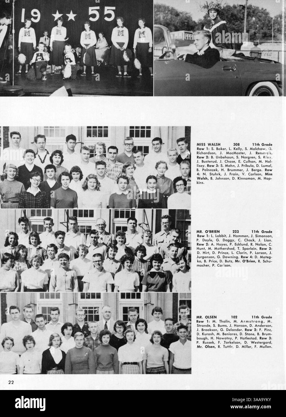Marshall High School’s 1956 Cardinal yearbook highlights student activities, athletics, faculty ...
