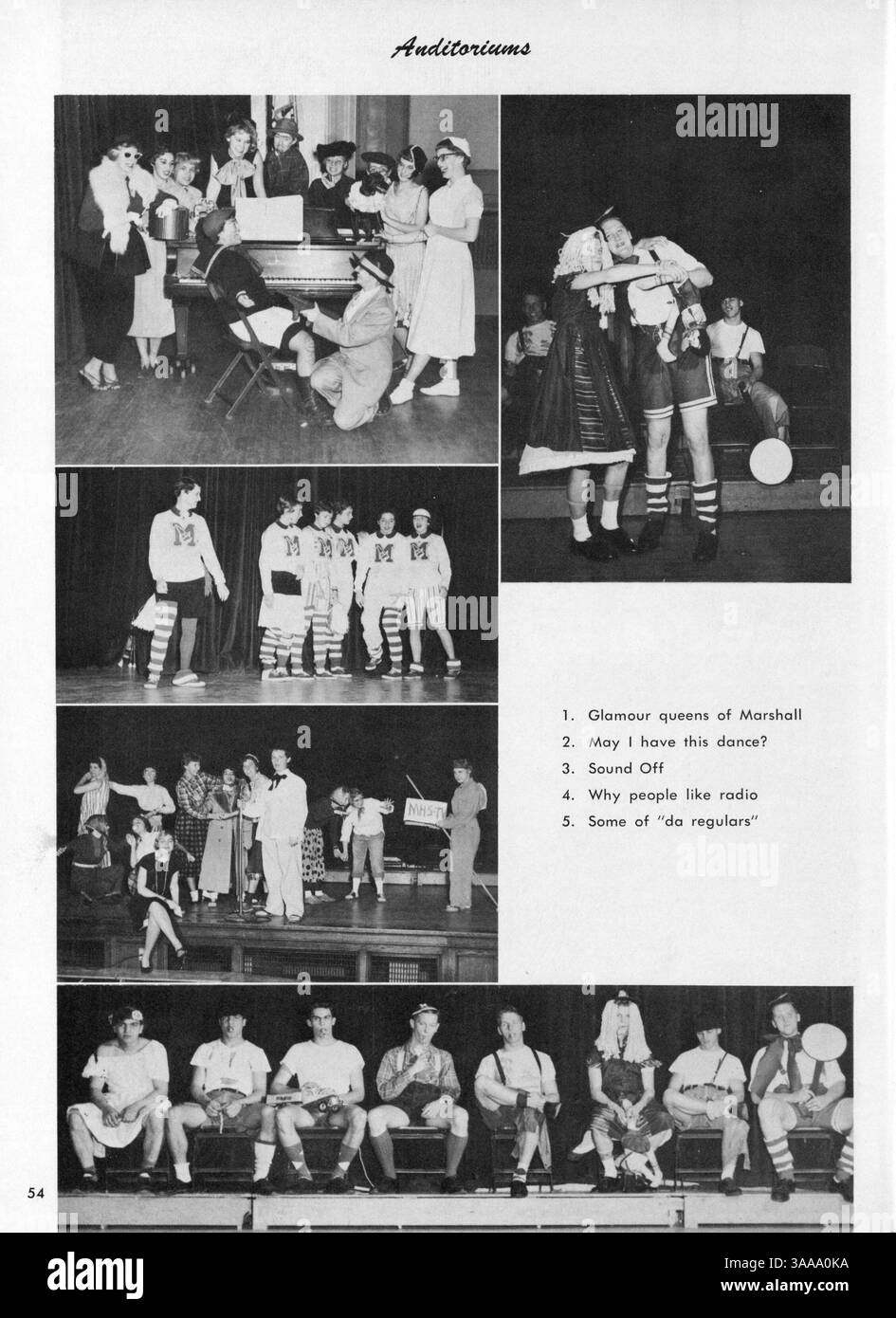 This 1956 Cardinal yearbook from Marshall High School showcases ...