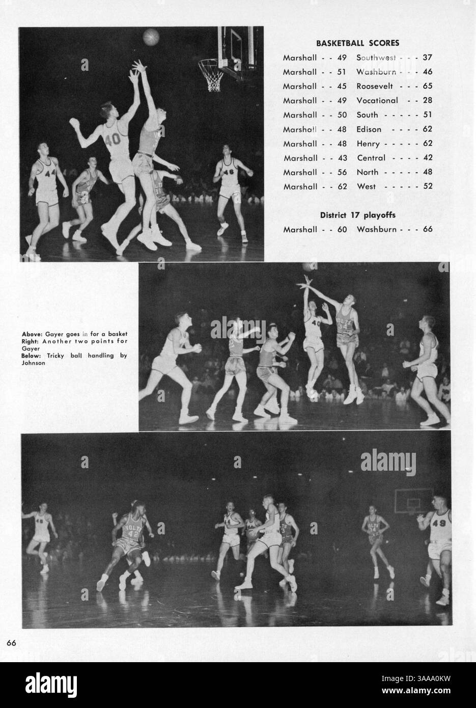 Marshall High School's 1956 yearbook, the Cardinal, provides a snapshot ...