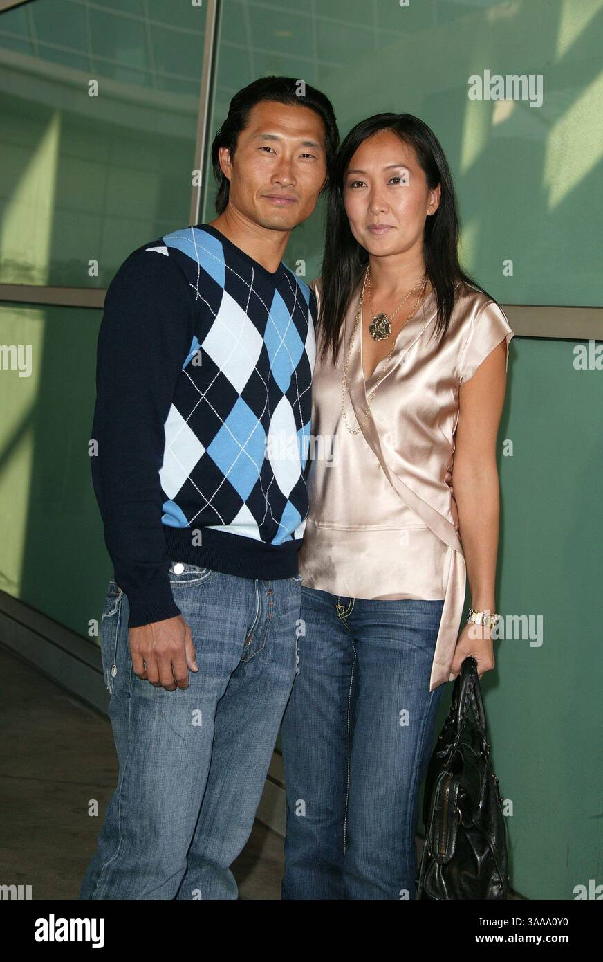 Jun 13, 2006; Hollywood, CA, USA; Actor DANIEL DAE KIM and wife MIA at ...