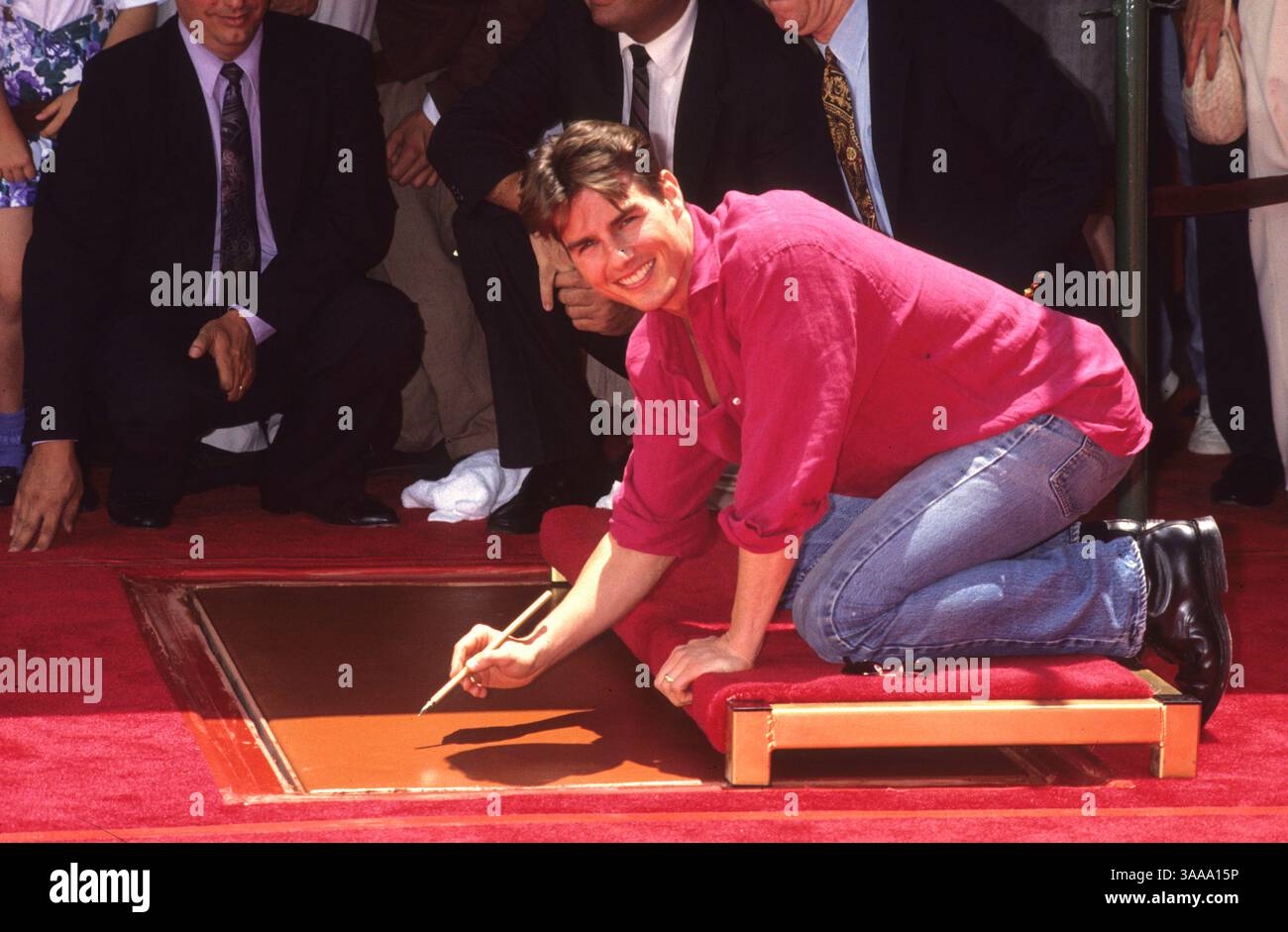 Jun 06, 1993; Los Angeles, CA, USA; TOM CRUISE (born Thomas Cruise ...