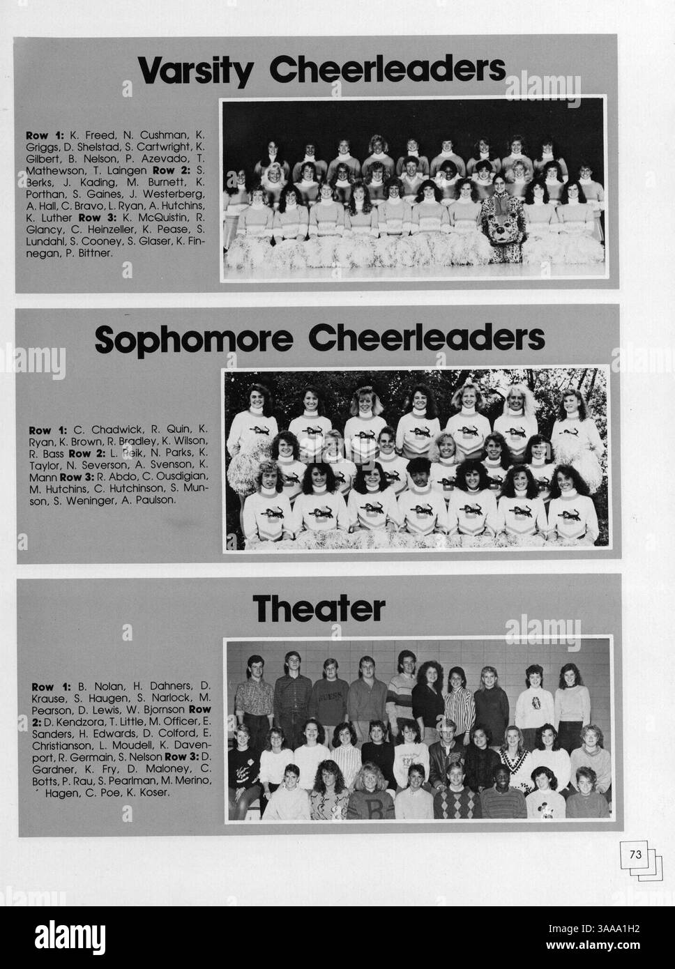 This 1987 yearbook from jefferson high school showcases the students hi ...