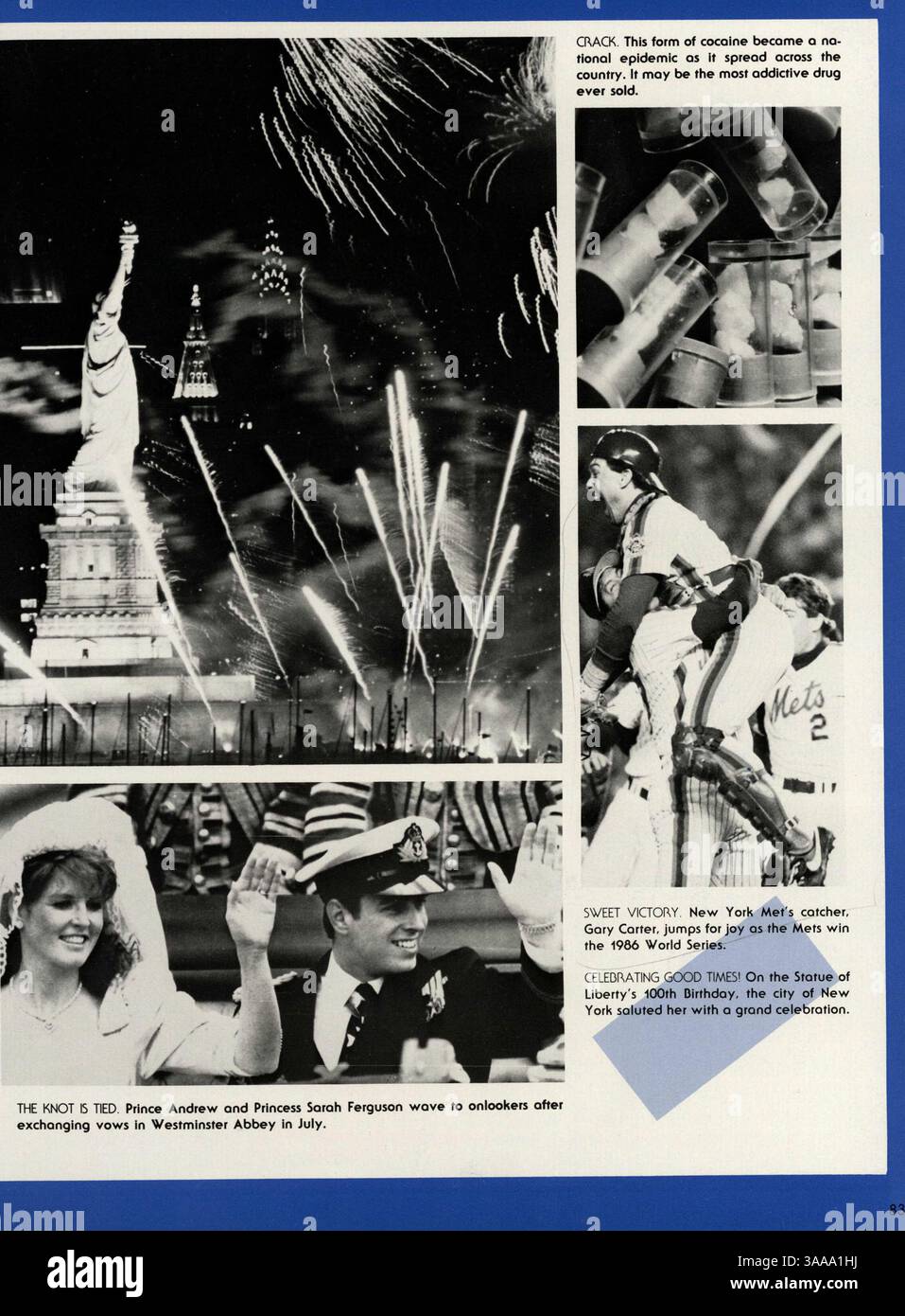 This high school yearbook from 1987 chronicles key moments, students ...
