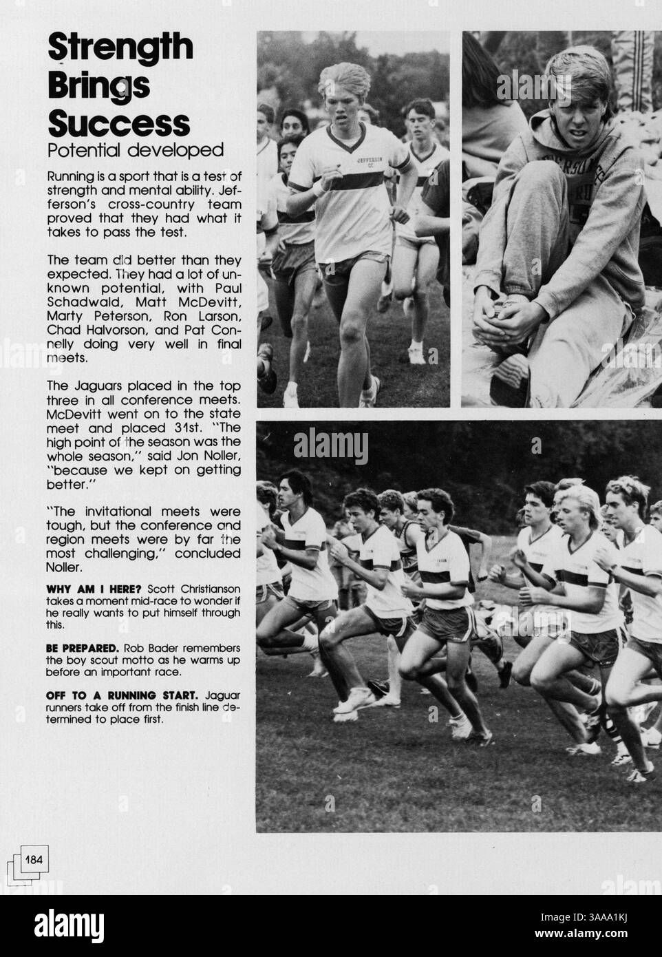 This 1987 yearbook from Jefferson High School documents student life ...