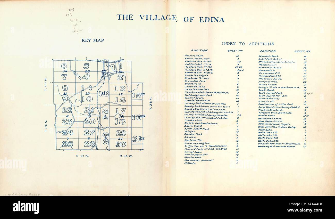 The Atlas of the Village of Edina is a comprehensive collection of maps ...