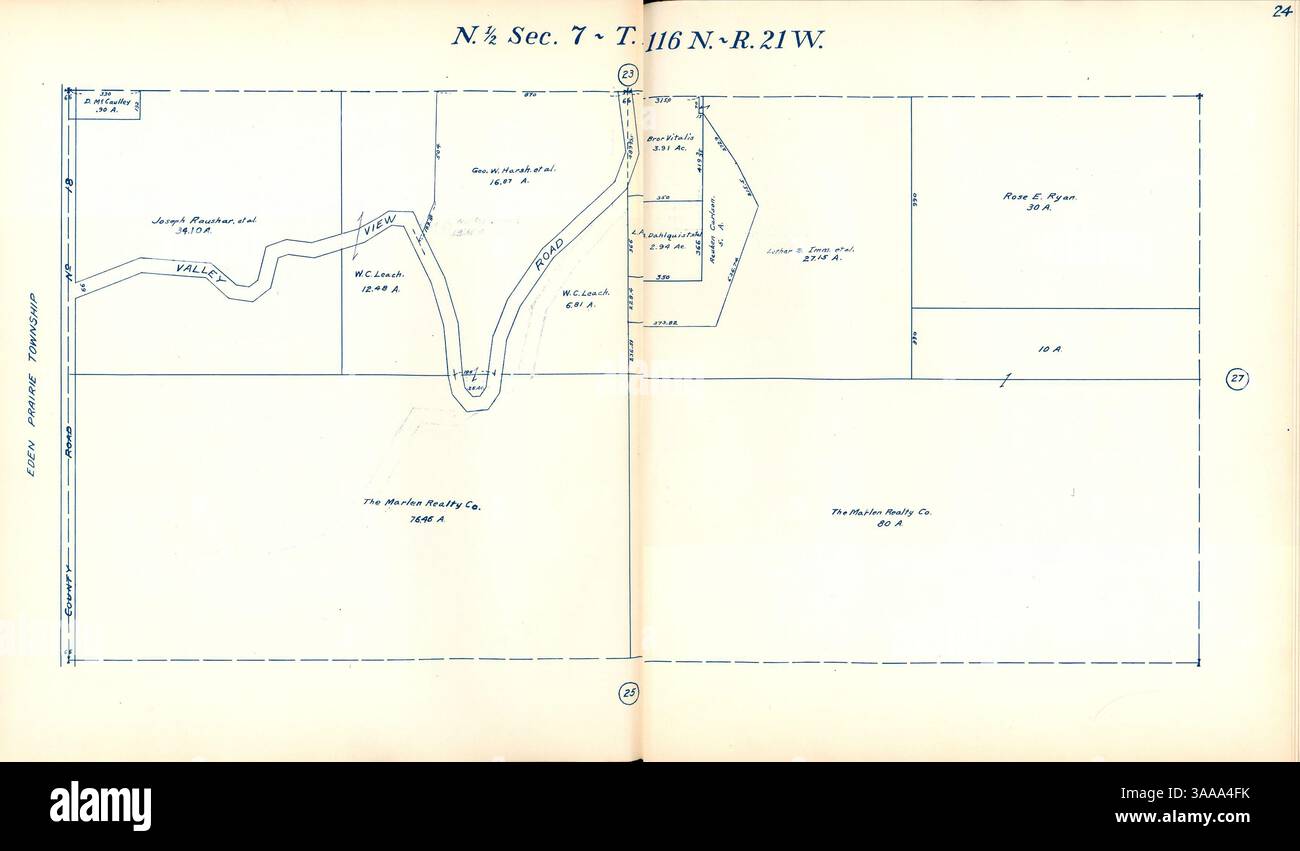 The Atlas of the Village of Edina contains a full set of maps ...