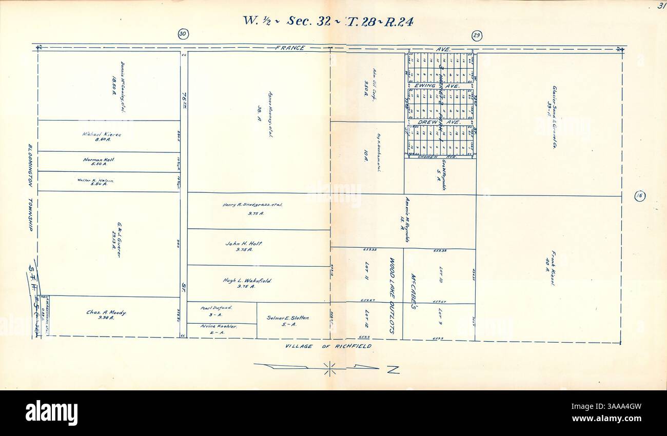This Atlas contains a complete set of maps for the Village of Edina ...
