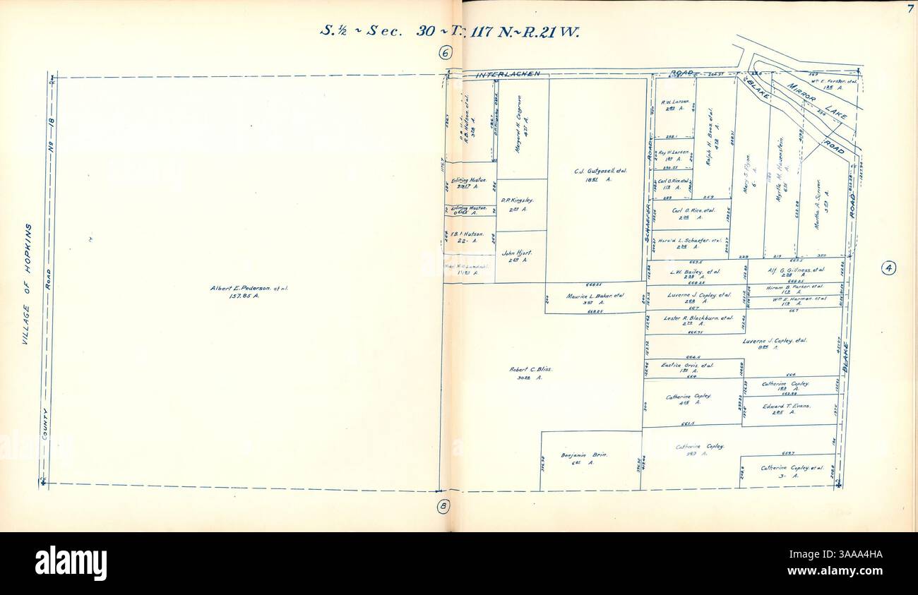This Atlas shows detailed maps of the Village of Edina, including ...