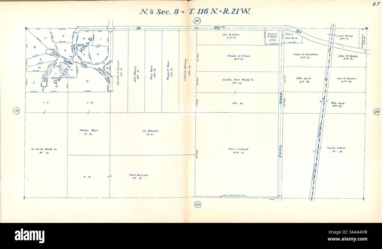 The Atlas of the Village of Edina includes detailed maps showing ...