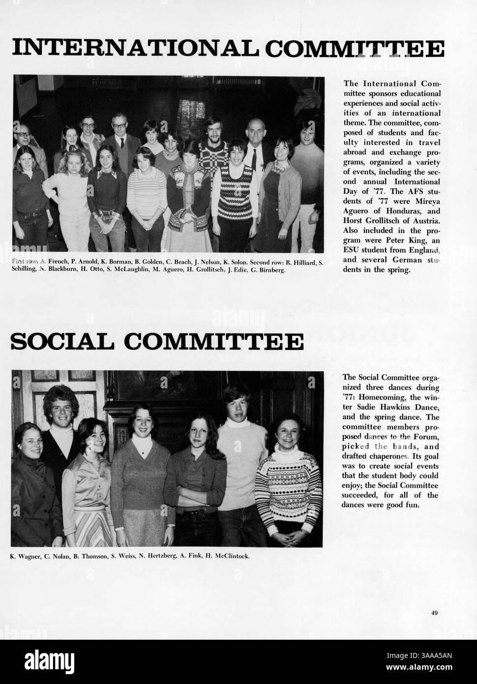 The 1977 'Reflections' yearbook from Blake High School highlights ...