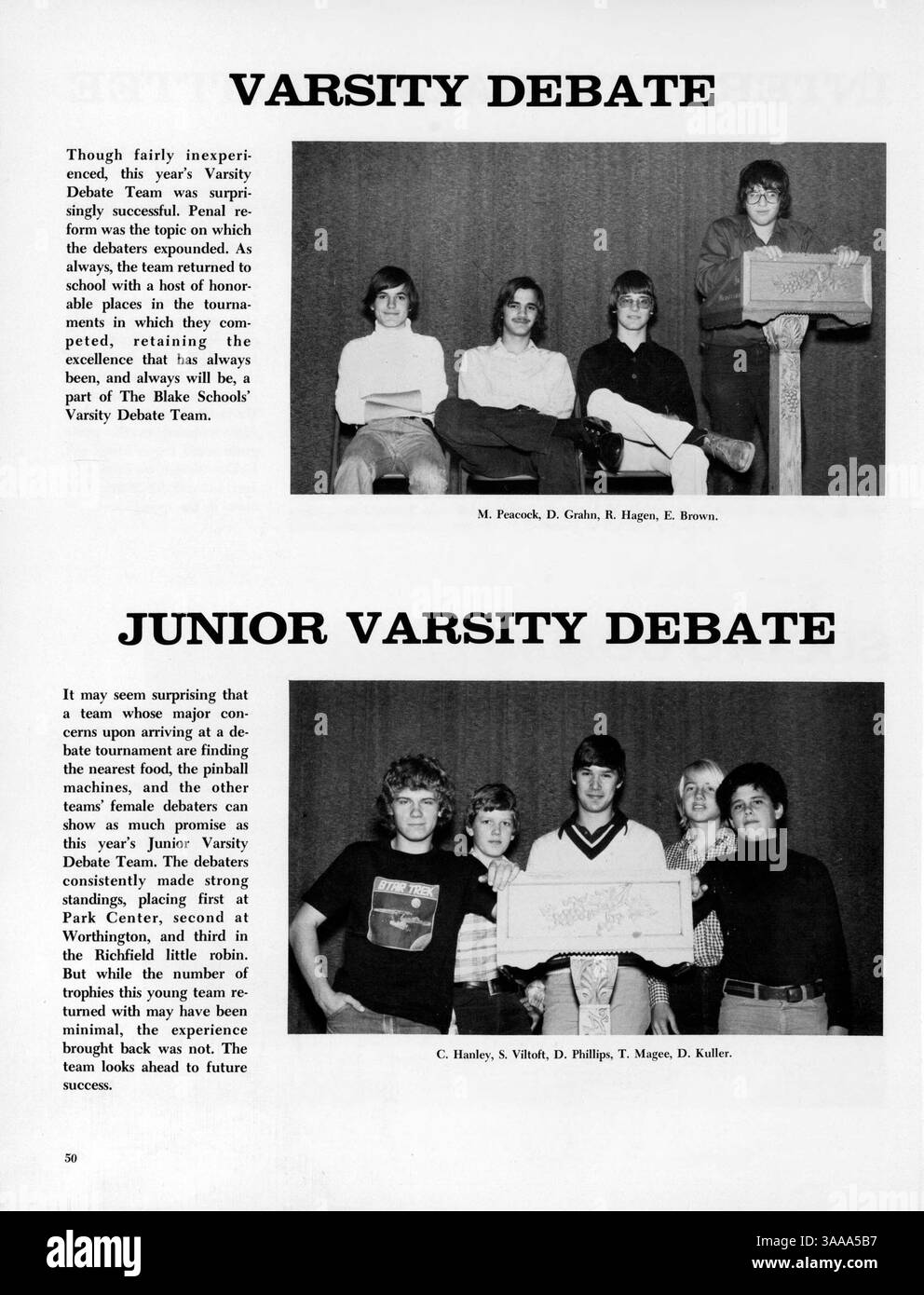 'Reflections' from 1977 highlights the contributions of Blake High ...