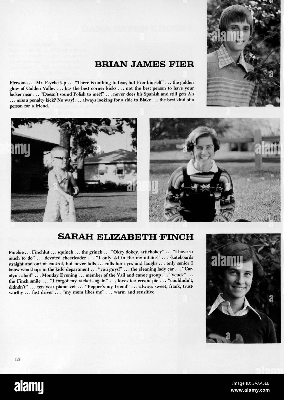 The 1977 Blake Yearbook, 'Reflections '77,' highlights the key events ...