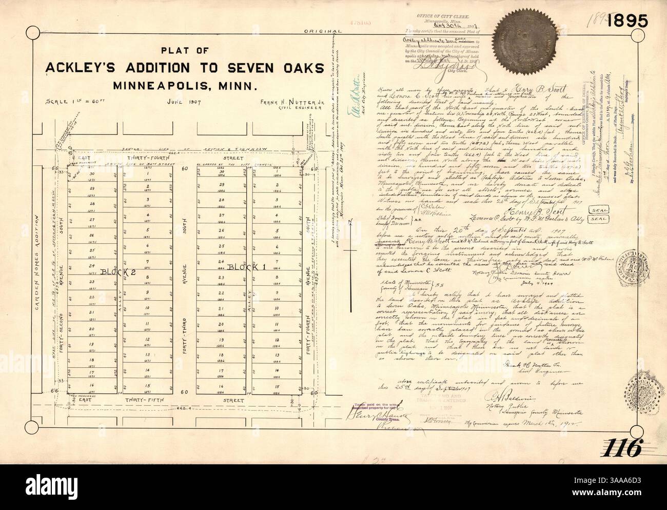 Ackley's Addition to Seven Oaks is a residential area in Minneapolis ...