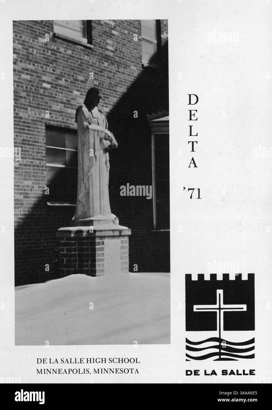 The 'Delta' Yearbook from De La Salle High School in 1971 reflects the activities, academic ...