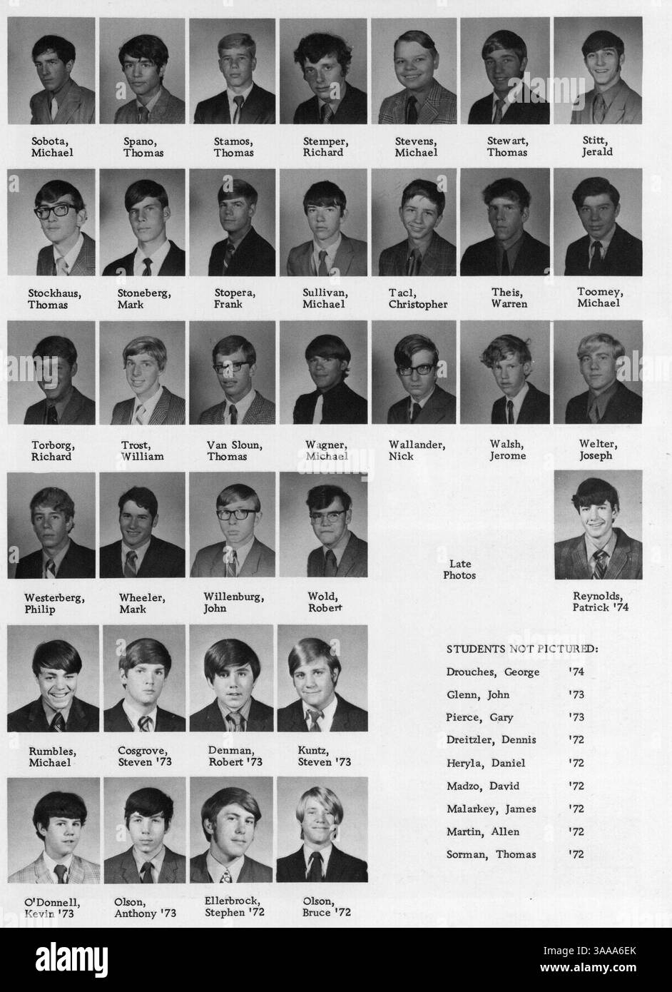 The 'Delta' Yearbook from De La Salle High School (1971) reflects the school’s students ...