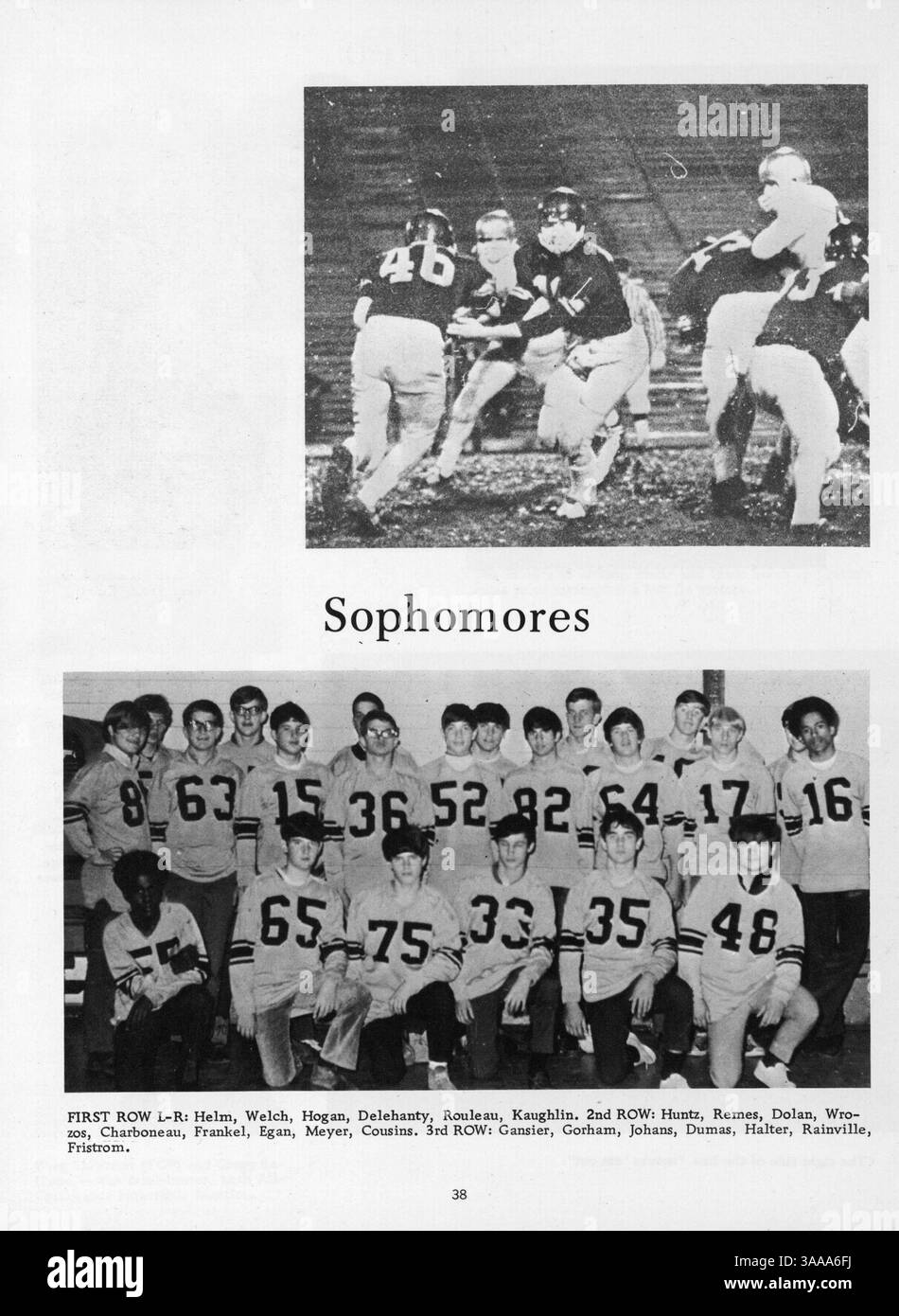 The 1971 'Delta' Yearbook from De La Salle High School features students, teachers, sports teams ...