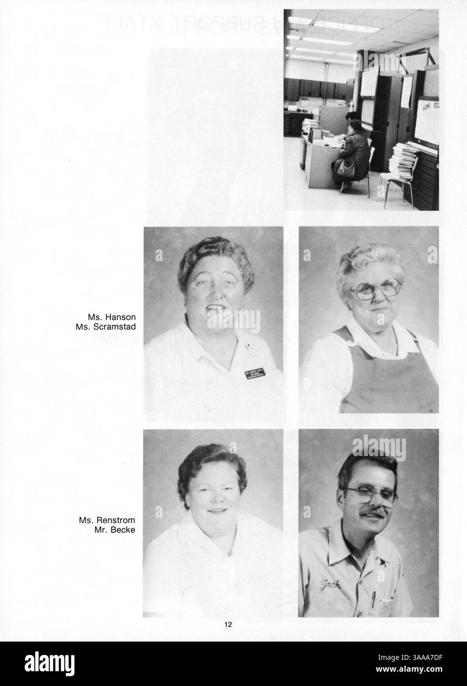 The 1988 yearbook from Franklin Jr. High documents student achievements ...