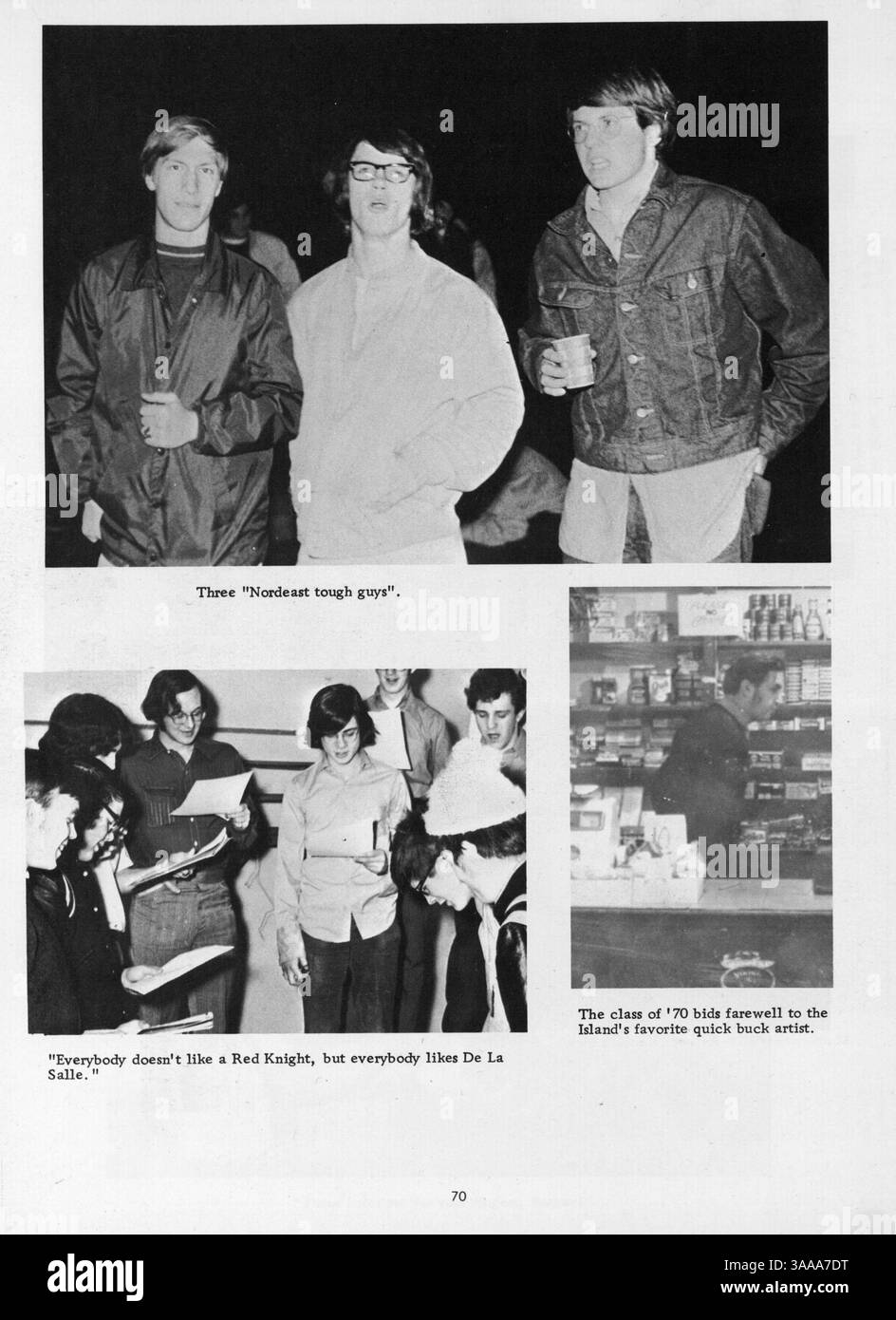 The 1971 'Delta' Yearbook from De La Salle High School captures the key moments of the 1970-1971 ...