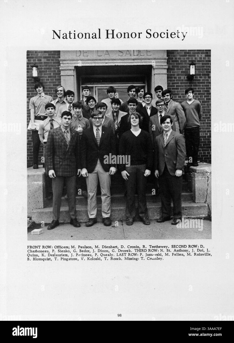 De La Salle High School’s 1971 'Delta' Yearbook records the highlights of the 1970-1971 school ...