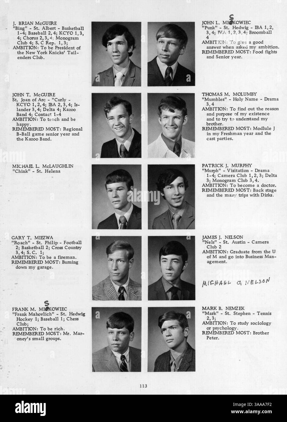 The 1971 'Delta' Yearbook from De La Salle High School documents the school year of 1970-1971 ...