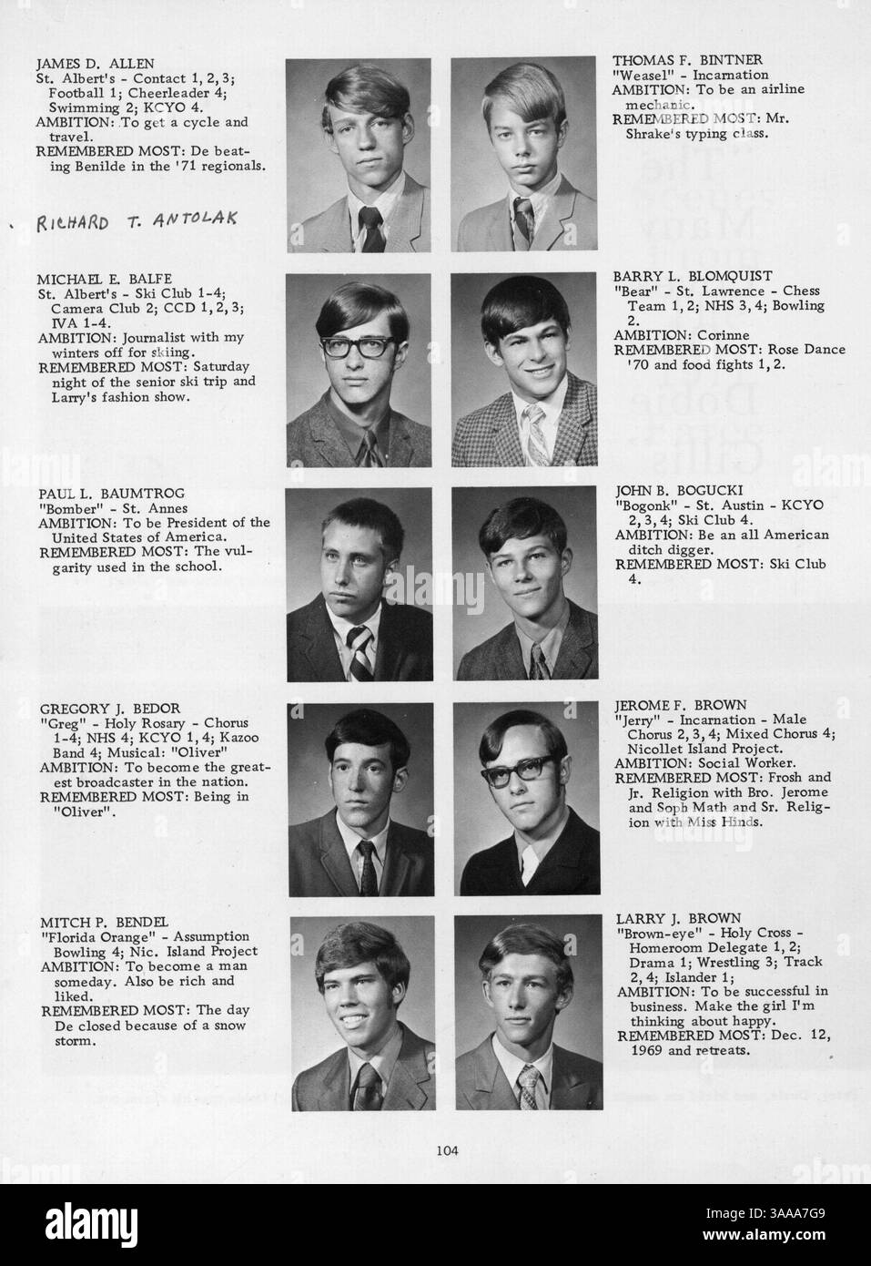 The 1971 'Delta' Yearbook from De La Salle High School captures key aspects of the 1970-1971 ...