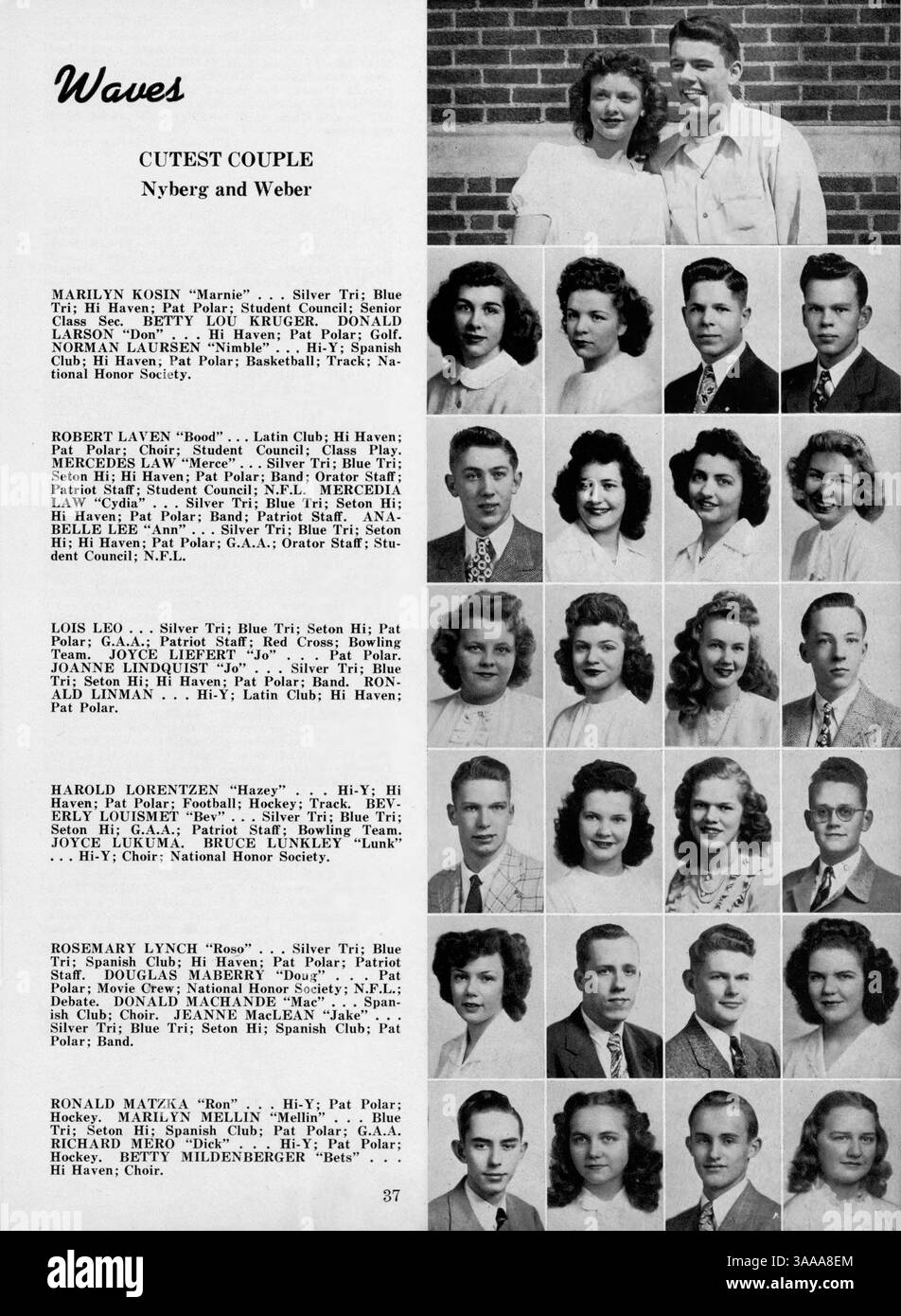 This yearbook from Patrick Henry High School highlights the important ...